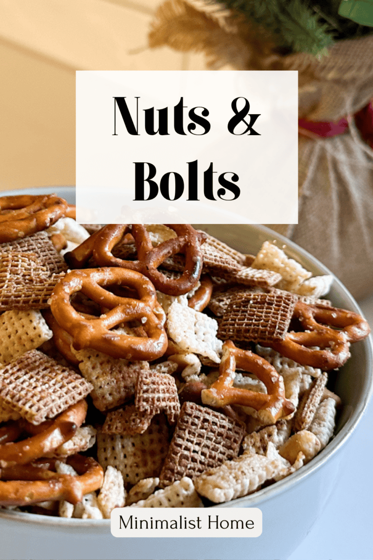 The Best Homemade Nuts and Bolts (Party Mix) - Minimalist Home