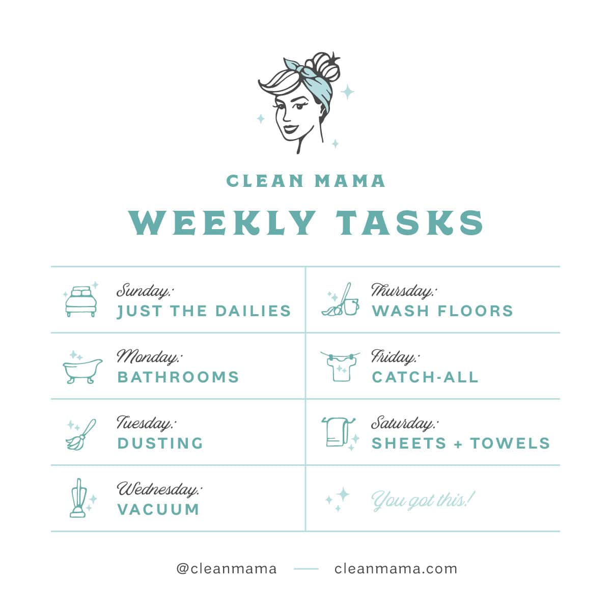 Best Busy Woman's Cleaning Routine: Tips from FlyLady, Clean Mama, and ...